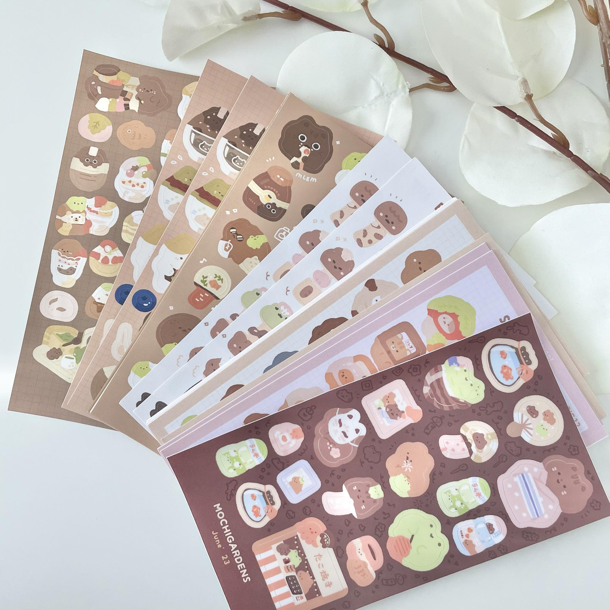 Mochi Gardens Sticker Sheets – MahchaMoon